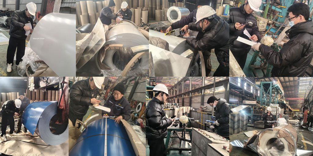 2000 tons of Prepainted Galvalume Coils- SGS Quality Inspection