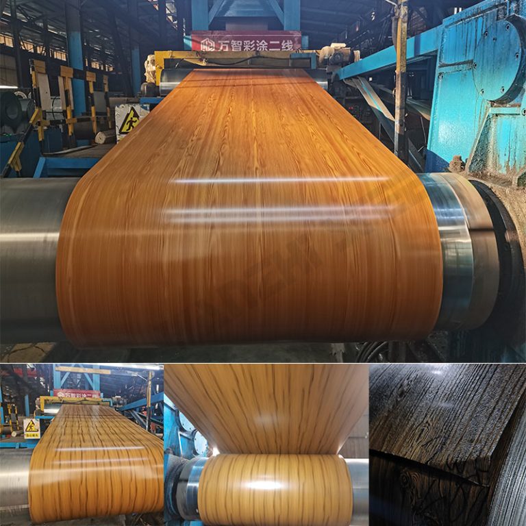 Wood Grain PPGL Coil | Wood Grain Prepainted Galvalume